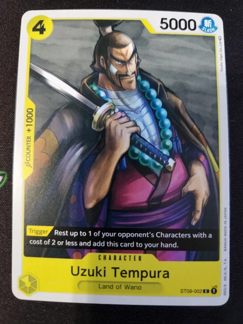 EXACT CARD PICTURED One Piece TCG Yamato Deck ST09-002 Uzuki Tempura £4 ...