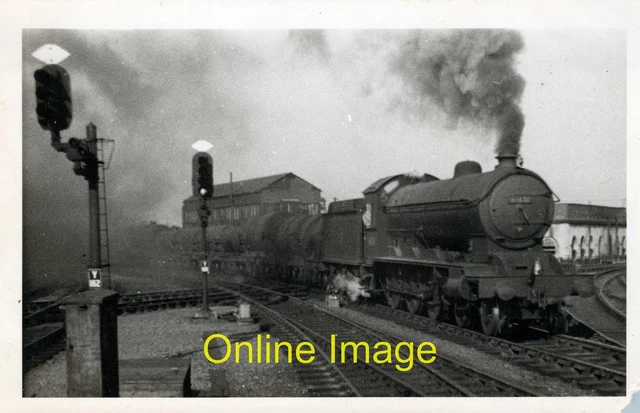 RAILWAY PHOTO 6X4 ex LNER Steam Engine 614?? Freight at York c1958 £2. ...