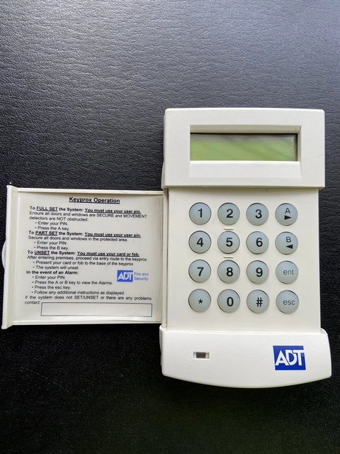 ADT HONEYWELL GALAXY Mk 7 Keyprox LCD Keypad CP038-01 £50.00 - PicClick UK