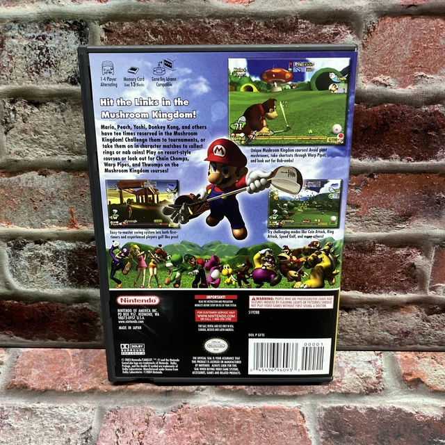 MARIO GOLF TOADSTOOL Tour (Nintendo GameCube) Original Case & Manual ...