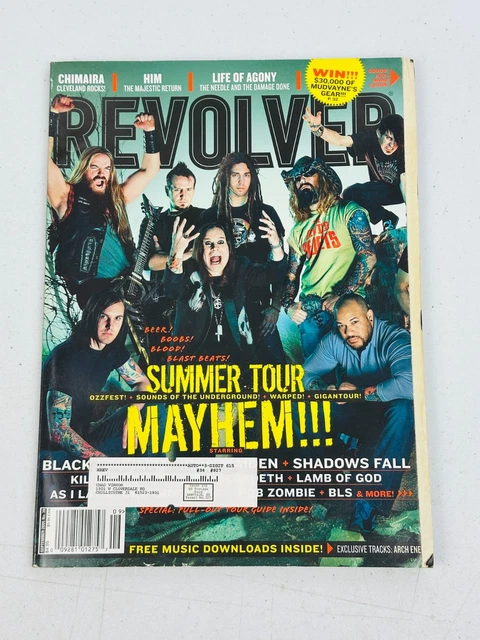 REVOLVER MAGAZINE OZZY Osbourne Metal Magazine w/ Summer Tour Ozzy ...