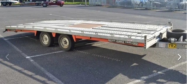 BRIAN JAMES T4 Transporter twin-axle Car Trailer Delivery 07706 333 444 ...