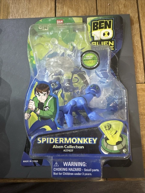 BEN 10 TEN ALIEN FORCE DELUXE SPIDERMONKEY ACTION FIGURE! Alien Collection £70.00 - PicClick UK