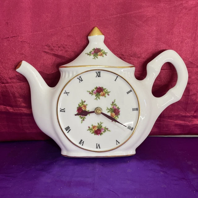VINTAGE ROYAL ALBERT OLD COUNTRY ROSES Tea Pot Hanging Wall Clock £23. ... VINTAGE ROYAL ALBERT OLD COUNTRY ROSES Tea Pot Hanging Wall Clock £23. ...