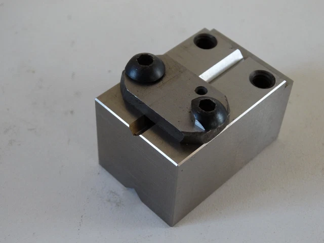 MACHINIST VEE V-BLOCK setup fixture with clamp tapped hardened ...