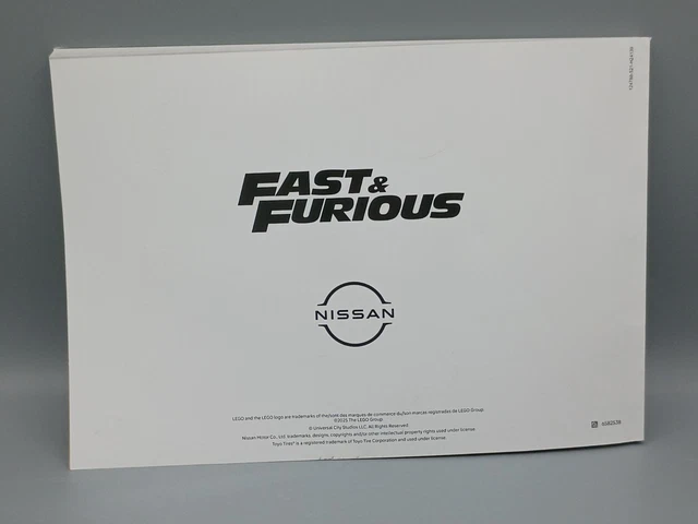 LEGO TECHNIC 2 Fast 2 Furious Nissan Skyline GT-R (R34) 42210 MANUAL ...