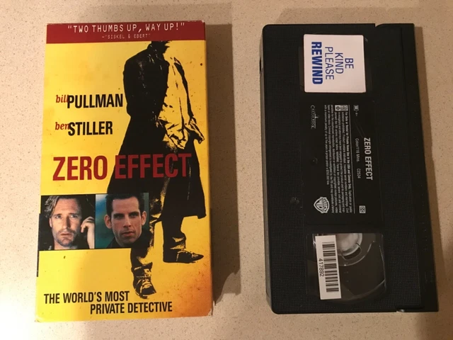 ZERO EFFECT (VHS, 1998) Bill Pullman, Ben Stiller £3.79 - PicClick UK