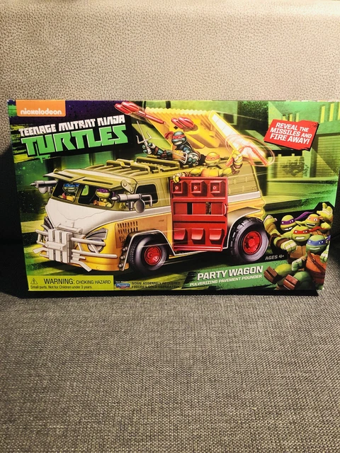TEENAGE MUTANT NINJA Turtles 'Party Wagon' + Leo - Nickelodeon - Rare ...
