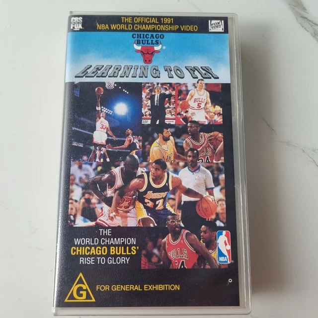 LEARNING TO FLY Basketball NBA Chicago Bulls Vintage 1991 VHS | VGC ...