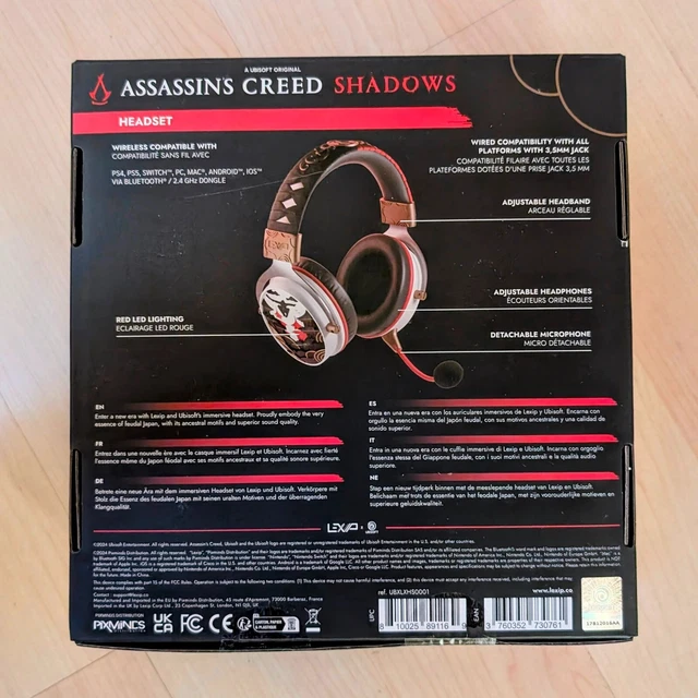 LEXIP X UBISOFT Assassin's Creed: Shadows Wireless Gaming Headset ...