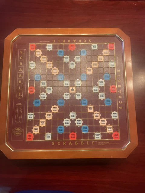 1990 FRANKLIN MINT Scrabble Collector’s Edition 24 Karat Gold Plated ...