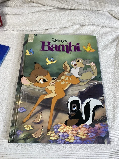 DISNEY'S BAMBI 1996 Hardcover Book Mouse Works Classic Storybook ...