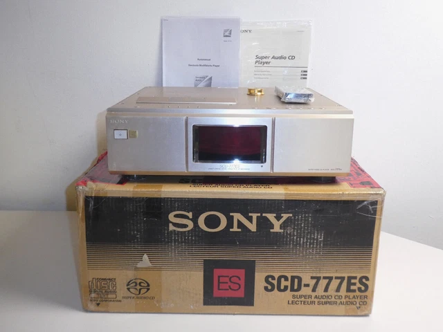 SONY SCD-777ES HIGH-END SACD player / Swoboda Mod in original packaging ...