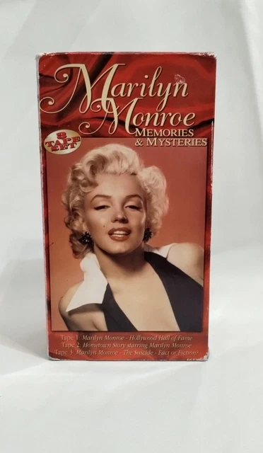 Sex Symbol Marilyn Monroe Memories And Mysteries 1996 Collectible Three Vhs Set £22 01 Picclick Uk