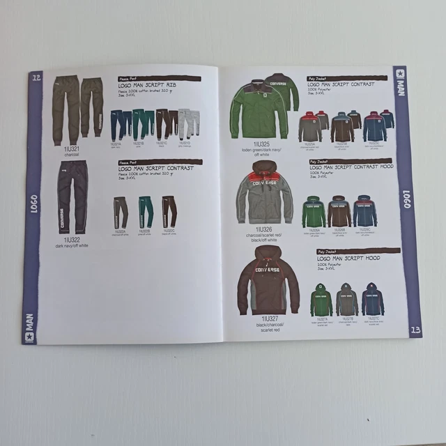 CONVERSE 2011 FALL Winter Sample Catalog Look Book 106 Pages Used L813 ...