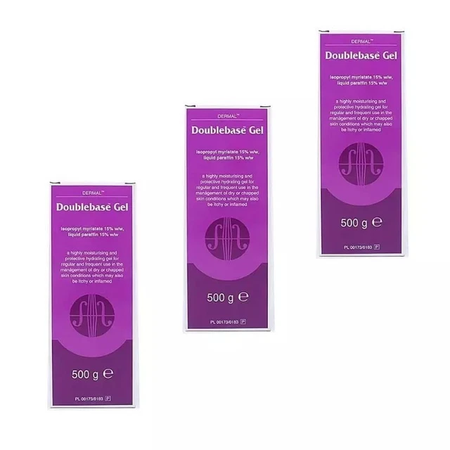 DOUBLEBASE MOISTURISER GEL 500g - Protect & Hydrate Dry Skin 3 x 500g £ ...