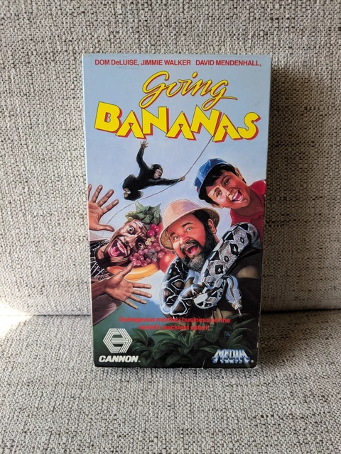 GOING BANANAS (VHS, 1988, Media Cannon) Dom DeLuise - See Pics $9.88 ...