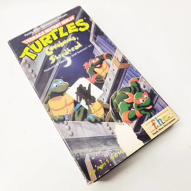TEENAGE MUTANT NINJA Turtles VHS Cassette Tape Cowabunga Shredhead £9. ...