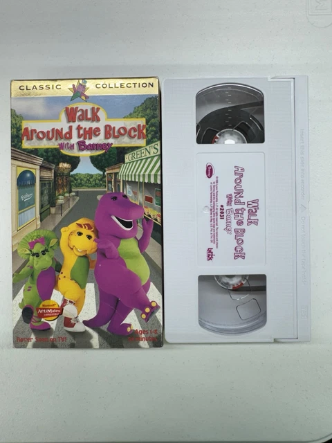 BARNEY WALK AROUND the Block with Barney VHS 1999 Video Tape Classic ...