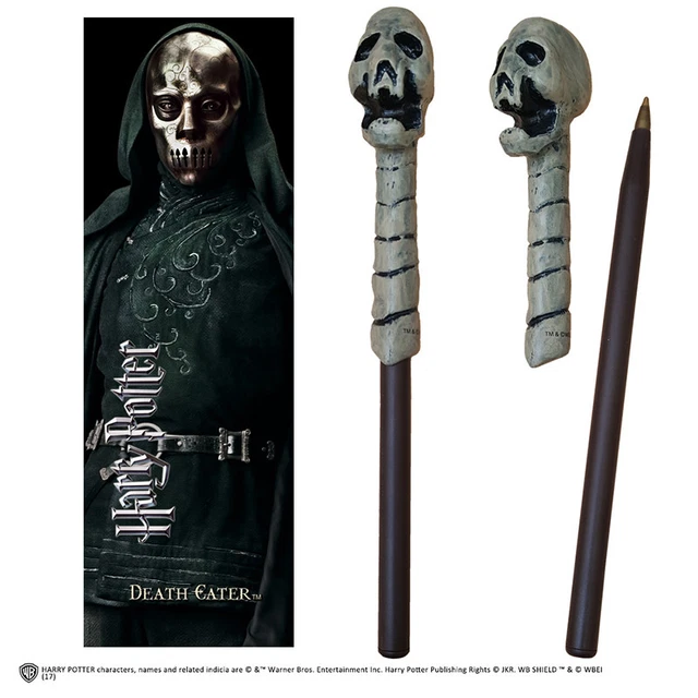 HARRY POTTER DEATH Eater Wand Pen And Bookmark - Stylo-Plume Mangemorts ...