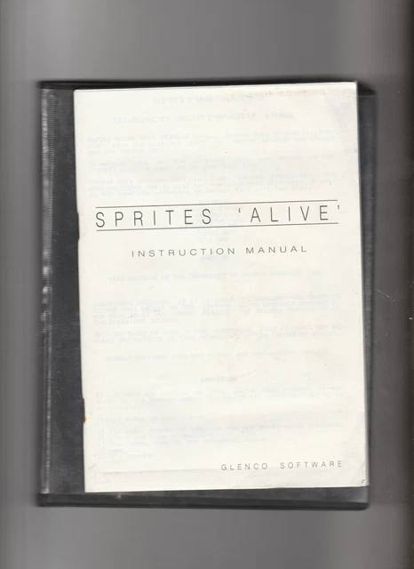 SPRITES ALIVE PROGRAM On 3 Inch Disc For AMSTRAD CPC 6128 Computer ...