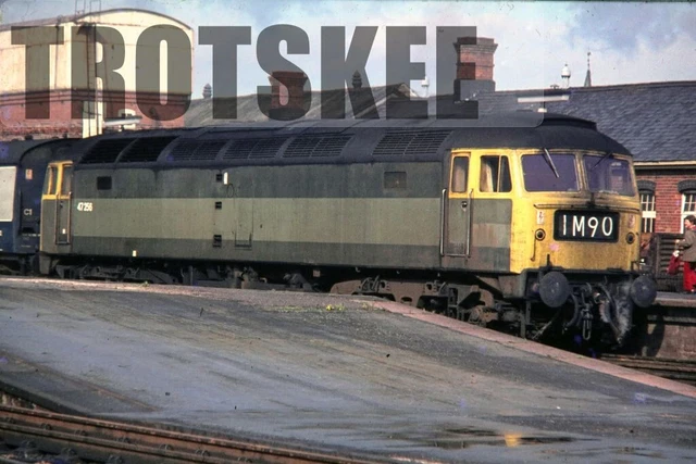 35MM SLIDE BR British Railways Diesel Loco Class 47 47256 Daunton 1974 ...