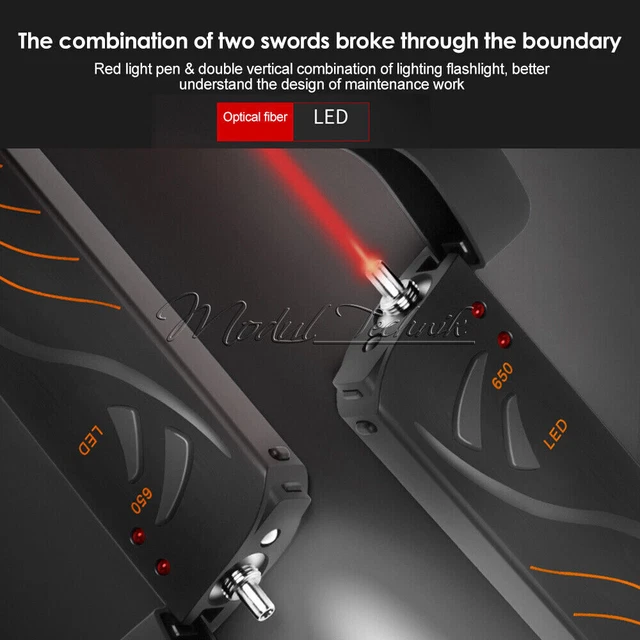 VISUAL FAULT LOCATOR Red light Pen Fiber Optic Laser Cable Tester 5/15 ...