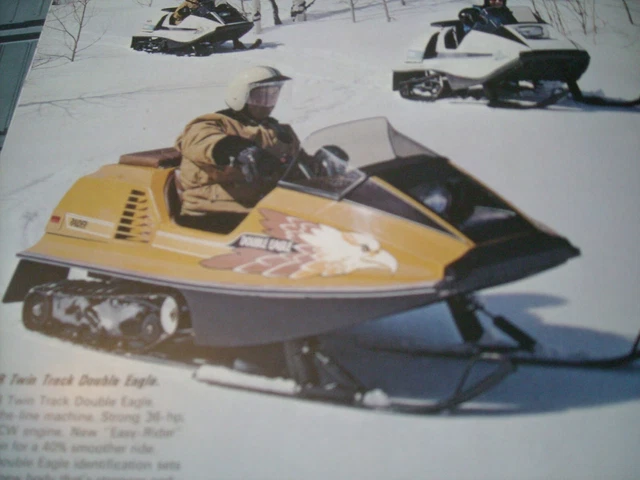 1974 VINTAGE RAIDER TWIN TRACK Snowmobile Brochure $20.00 - PicClick CA