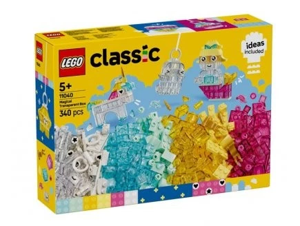 LEGO CLASSIC 11040 Boite de briques transparentes magiques - Jeu ...