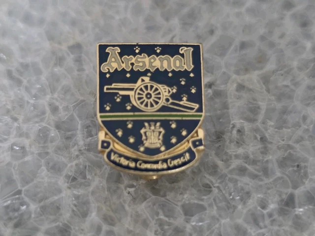 ARSENAL FC PIN Badge Emirates Stadium Gooners Afc 1886 Gold Crested ...