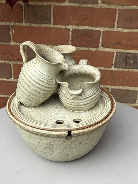VINTAGE TIM HUCKSTEPP INTIME DESIGNS studio pottery water feature ...