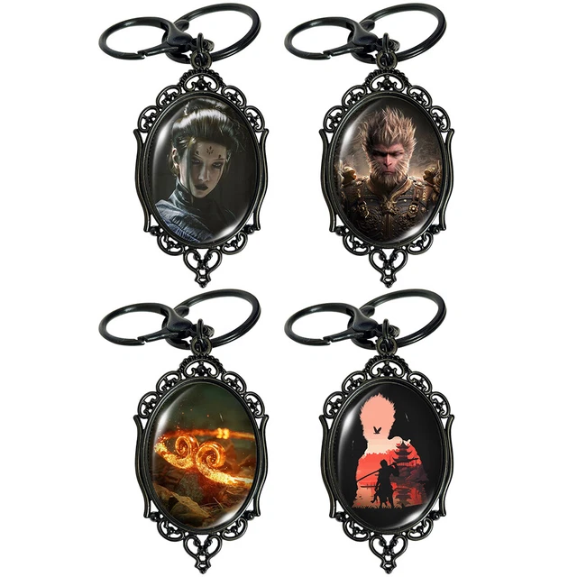 BLACK MYTH WUKONG Keychain Sun Wukong Pendant Chain for Bag Luggage ...