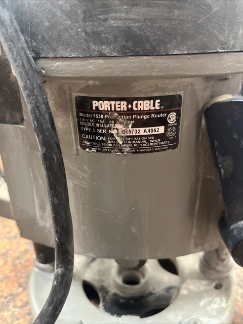 PORTER CABLE 7538 HD 3-1/4HP Plunge Router P22 $299.99 - PicClick