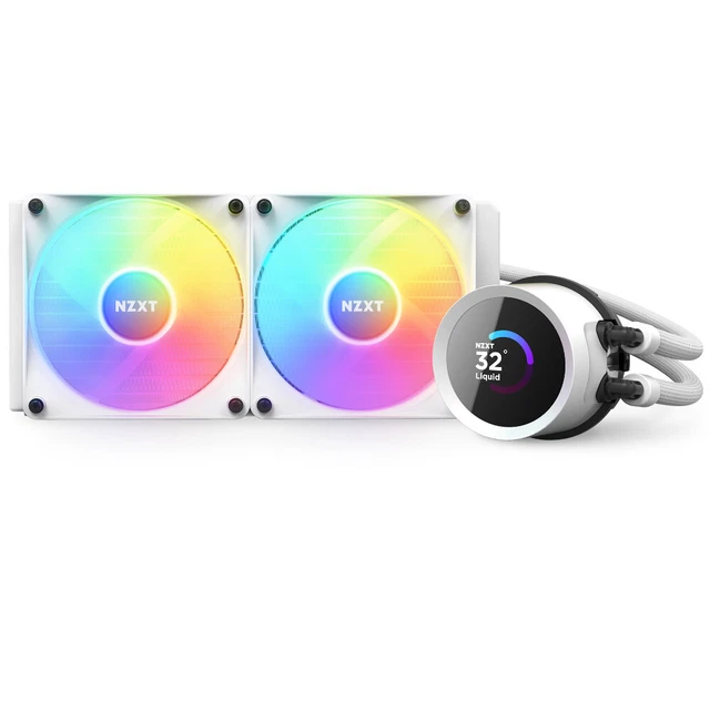NZXT KRAKEN 240 White RGB AIO CPU Water Cooler - 240mm £210.69 ...