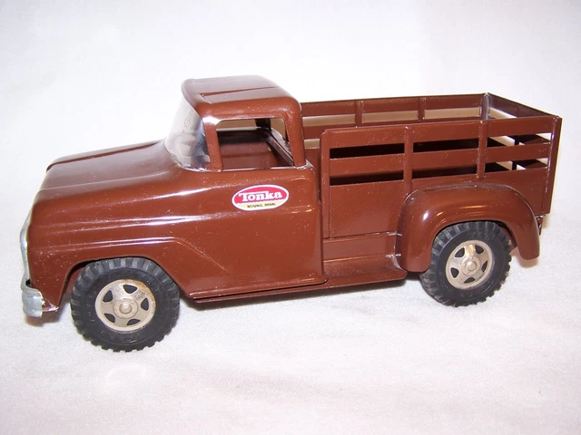 VINTAGE 1962 - '64 Tonka Farm Step-side Sheep Stake Bed Pick-up Toy ...