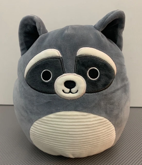 SQUISHMALLOW ROCKY THE Raccoon 7.5" Plush Soft Toy Ridged Belly, Exc £ ...