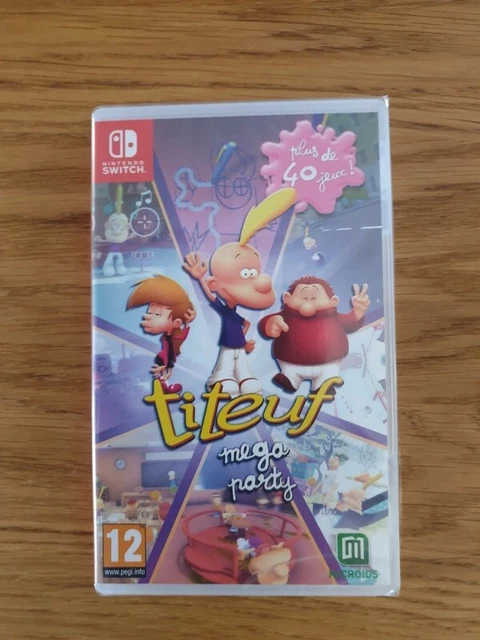 JEU NINTENDO SWITCH Titeuf Mega Party Game Balio Studio Microïds Neuf ...