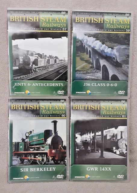BRITISH STEAM RAILWAYS DVD Bundle DeAgostini | Mint Condition | Issues ...