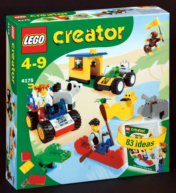 CLASSIC LEGO CREATOR set 4175-1 Adventures with Max & Tina (complete no ...