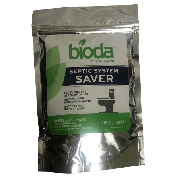 BIODA SEPTIC SYSTEM Saver Professional Strength 3 Pk 3 Month Supply $19 ...