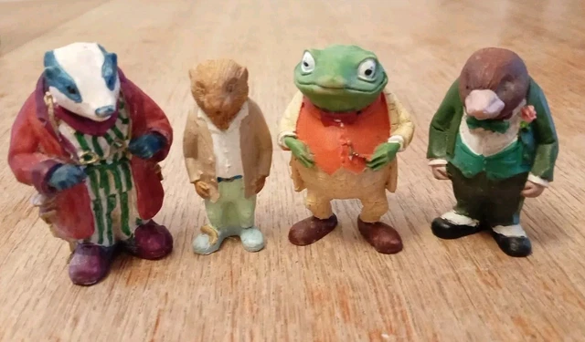 WIND IN THE WILLOWS: Typhoo Tea 4 Figurines - Toad Mole Rat Badger £16. ...