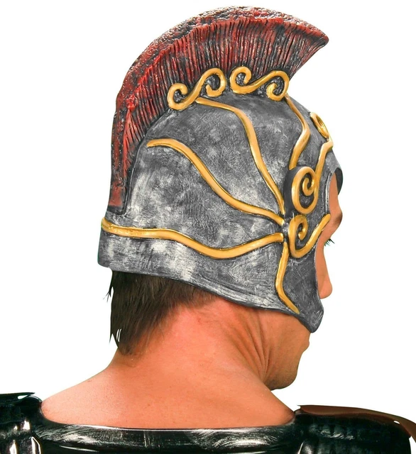 LATEX ROMAN CENTURION Helmet Gladiator Fancy Dress Accessory £11.50 ...