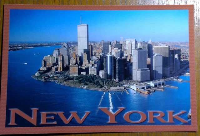 NEW YORK TWIN Towers World Trade Centre Postcard - Brand New £2.77 ...