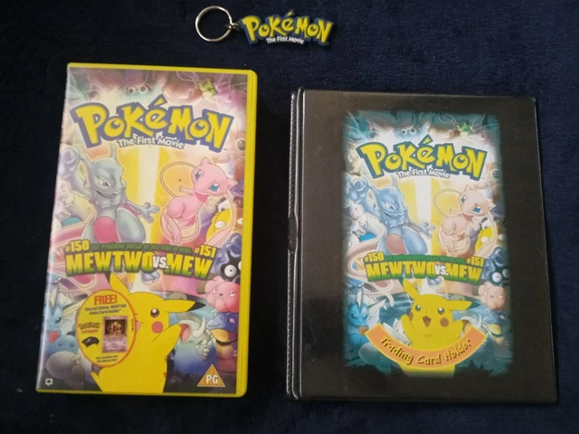 POKÉMON BUNDLE - The First Movie (VHS) + Official Keychain & Card ...