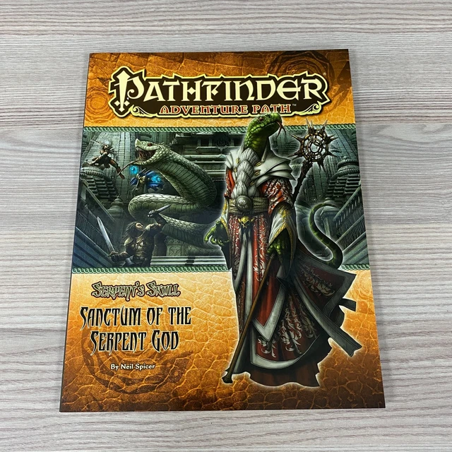 PATHFINDER SANCTUM DE Serpent Dieu SERPENT'S Crâne Softback Livre RPG D ...