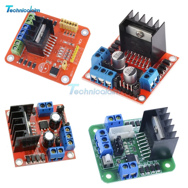 L298N DC MOTOR Driver Module Dual H Bridge DC Stepper Motor for Arduino ...