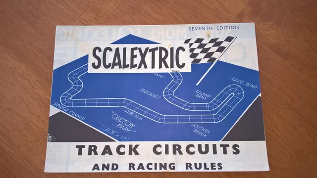 SCALEXTRIC TRACK CIRCUITS & Rules 7th Edition Leaflet Very Good ...
