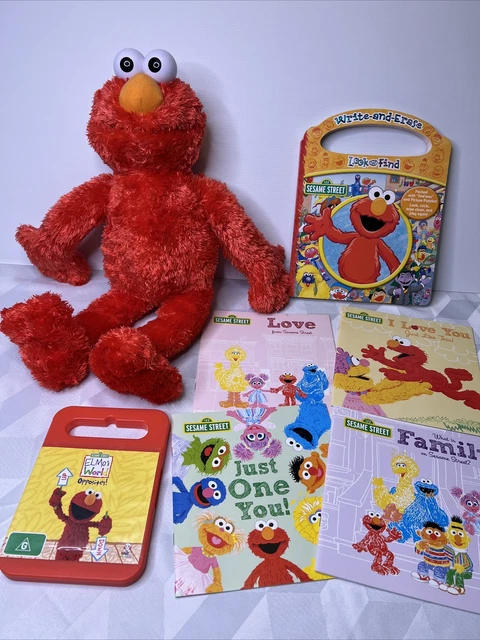 SESAME STREET ELMO Bundle- Children’s Plush Soft Toy 2021 50cms + 5 ...