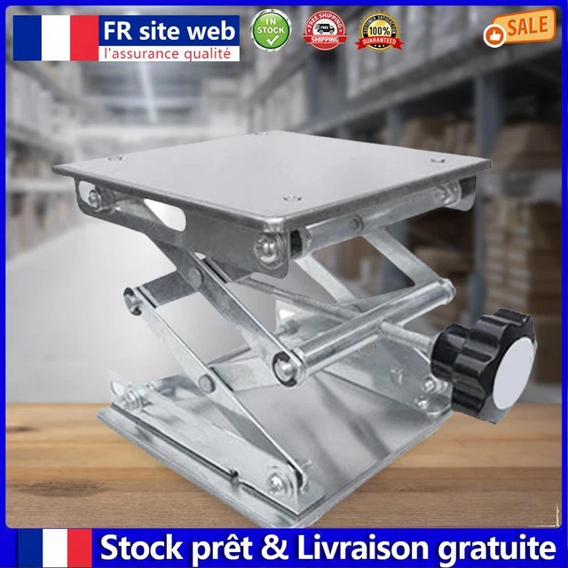 MANUAL LABORATORY TABLE Lift Adjustable Lab Jack Stand Table Lift (150* ...