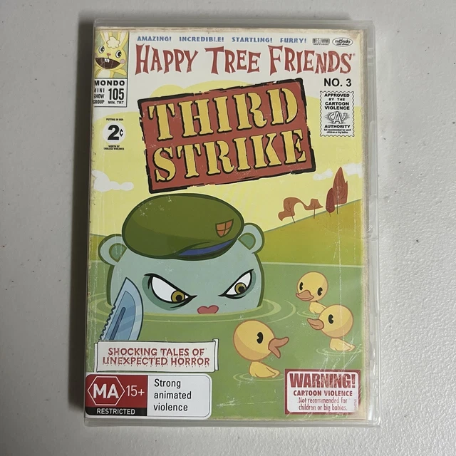 HAPPY TREE FRIENDS Volume 3: Third Strike (DVD 2004) Brand New & Sealed ...